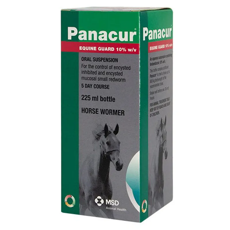 Panacur Equine Guard Oral Liquid Horse Wormer 225ml