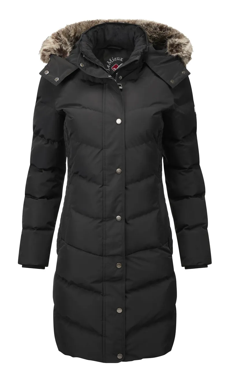 LeMieux Loire Three Quarter Coat Ladies in Black