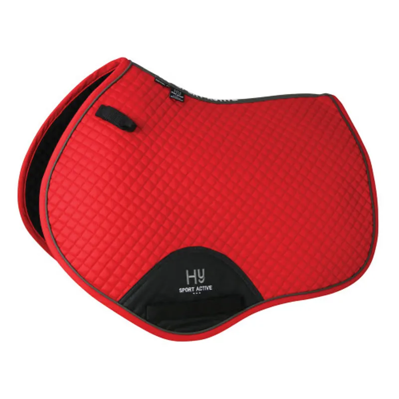 Hy Sport Active CC Saddle Pad in Rosette Red