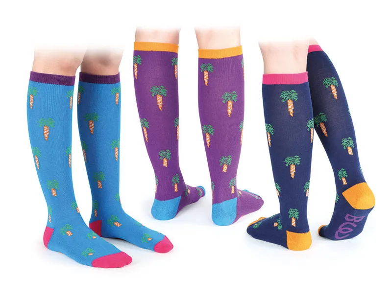 Bridleway | Carrot | Socks | Ladies | Multi Colour