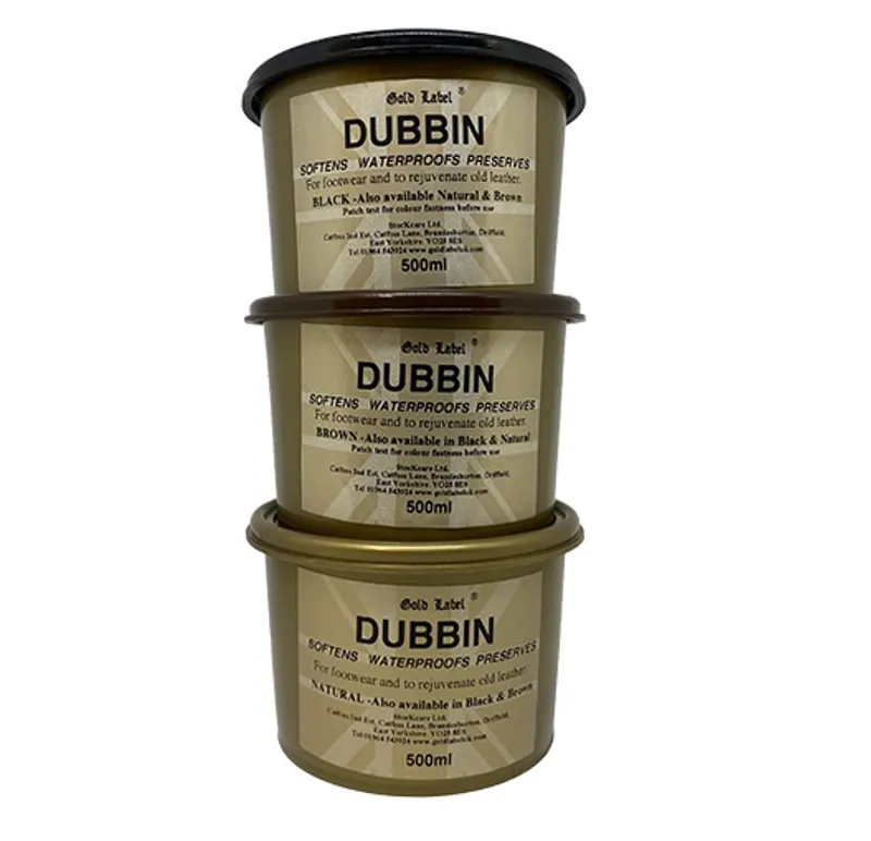 Gold Label Dubbin in Clear 200g