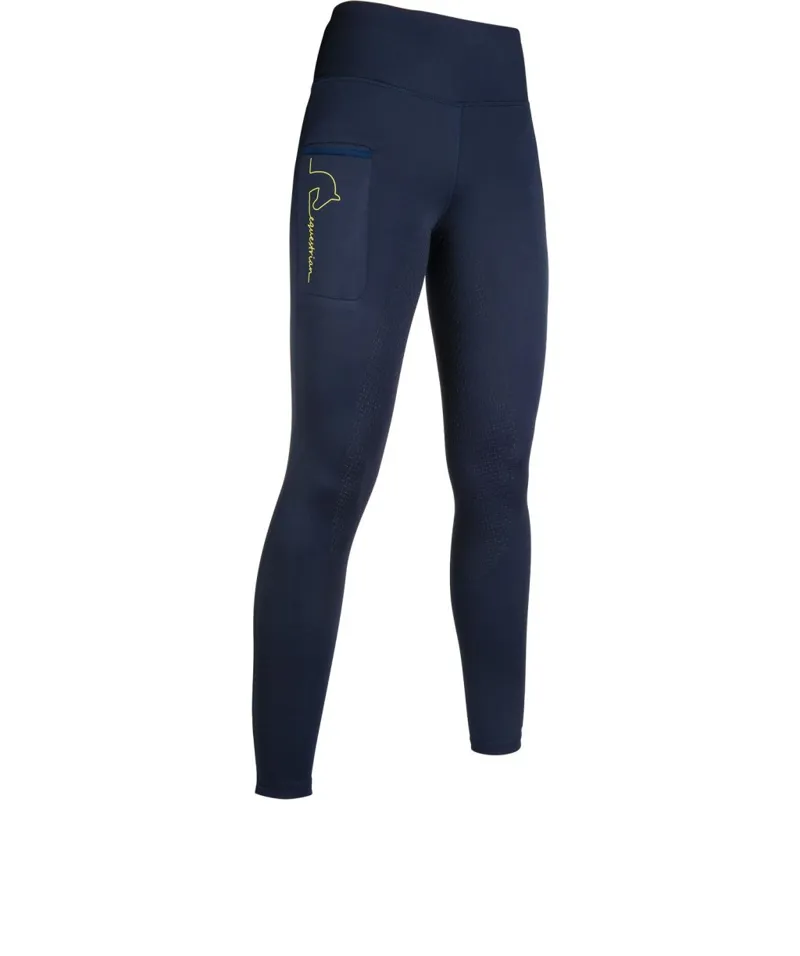 HKM Equestrian Riding Tights Ladies in Navy