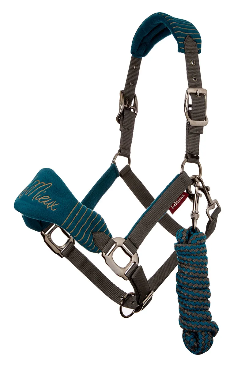 LeMieux Vogue Headcollar and Leadrope Peacock