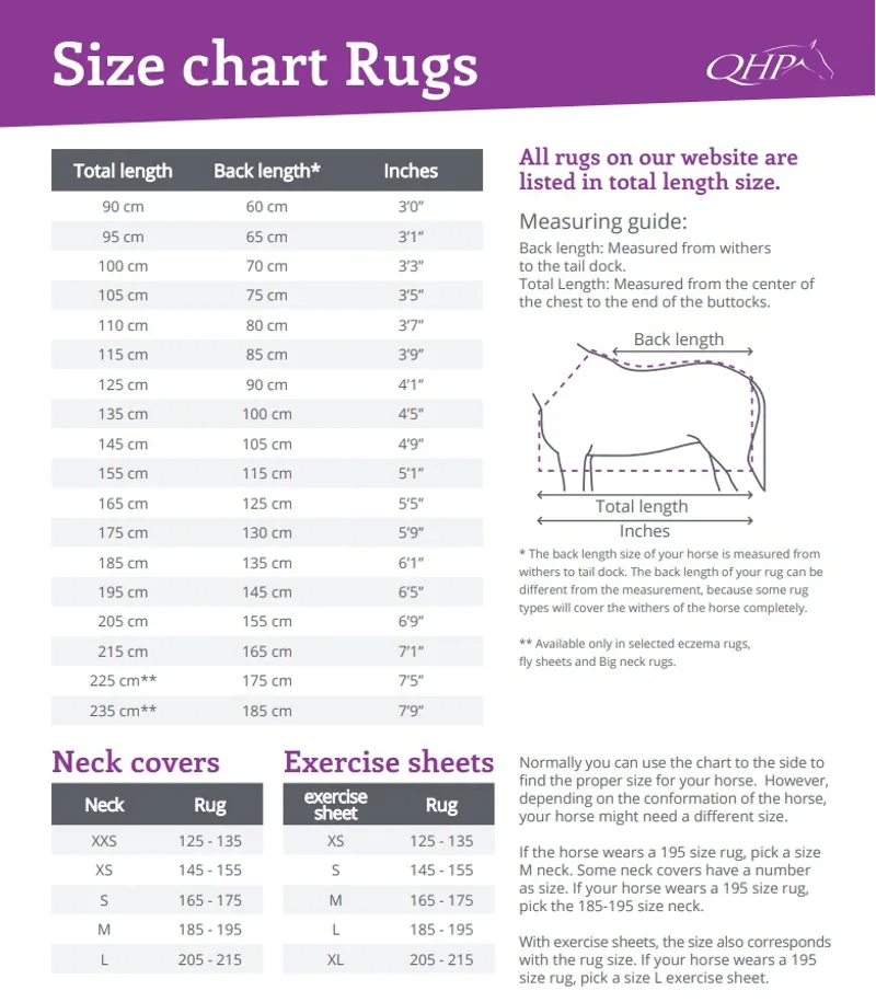 QHP Exercise Sheet with Fleece in Navy