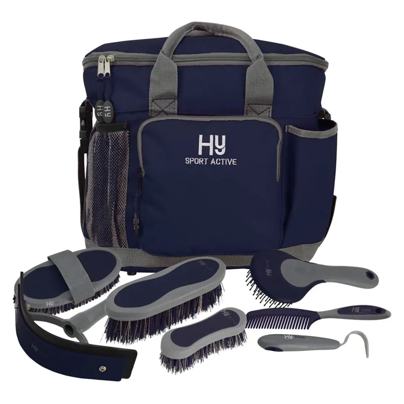 Hy Sport Active Complete Grooming Bag in Navy