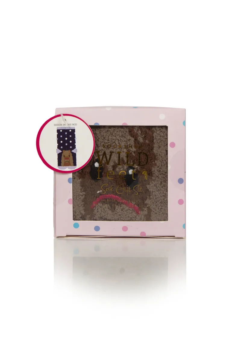 Wildfeet Spotty Gift Box Pony Socks Adults