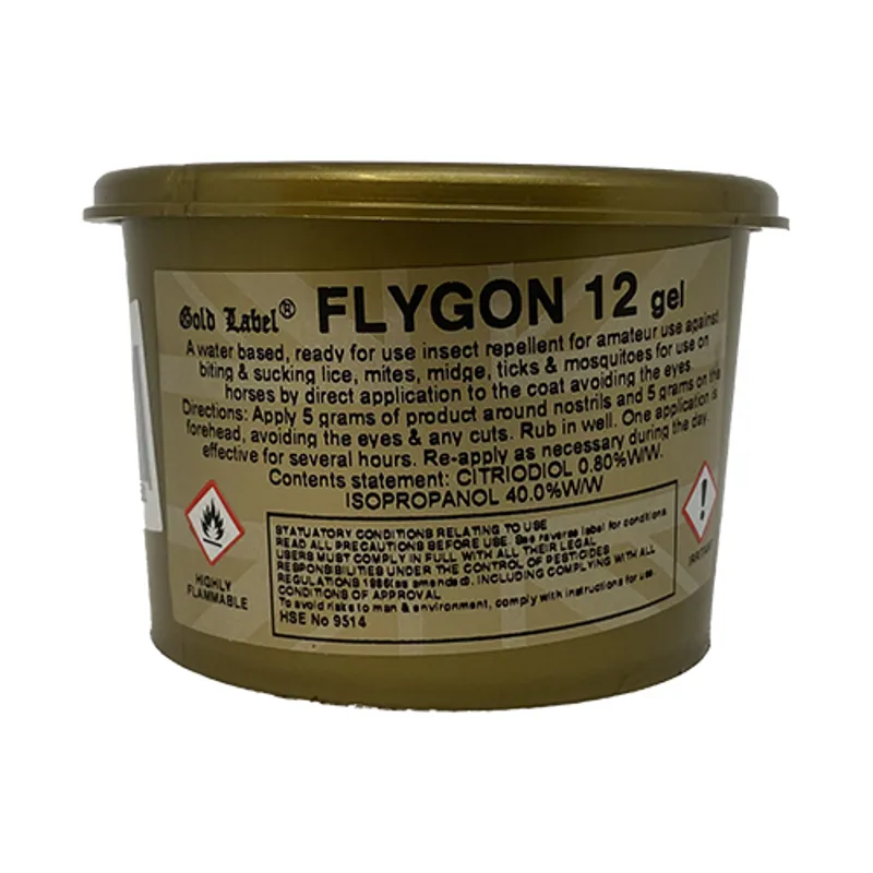 Gold Label Flygon Gel 250g - Equestrian Supplies