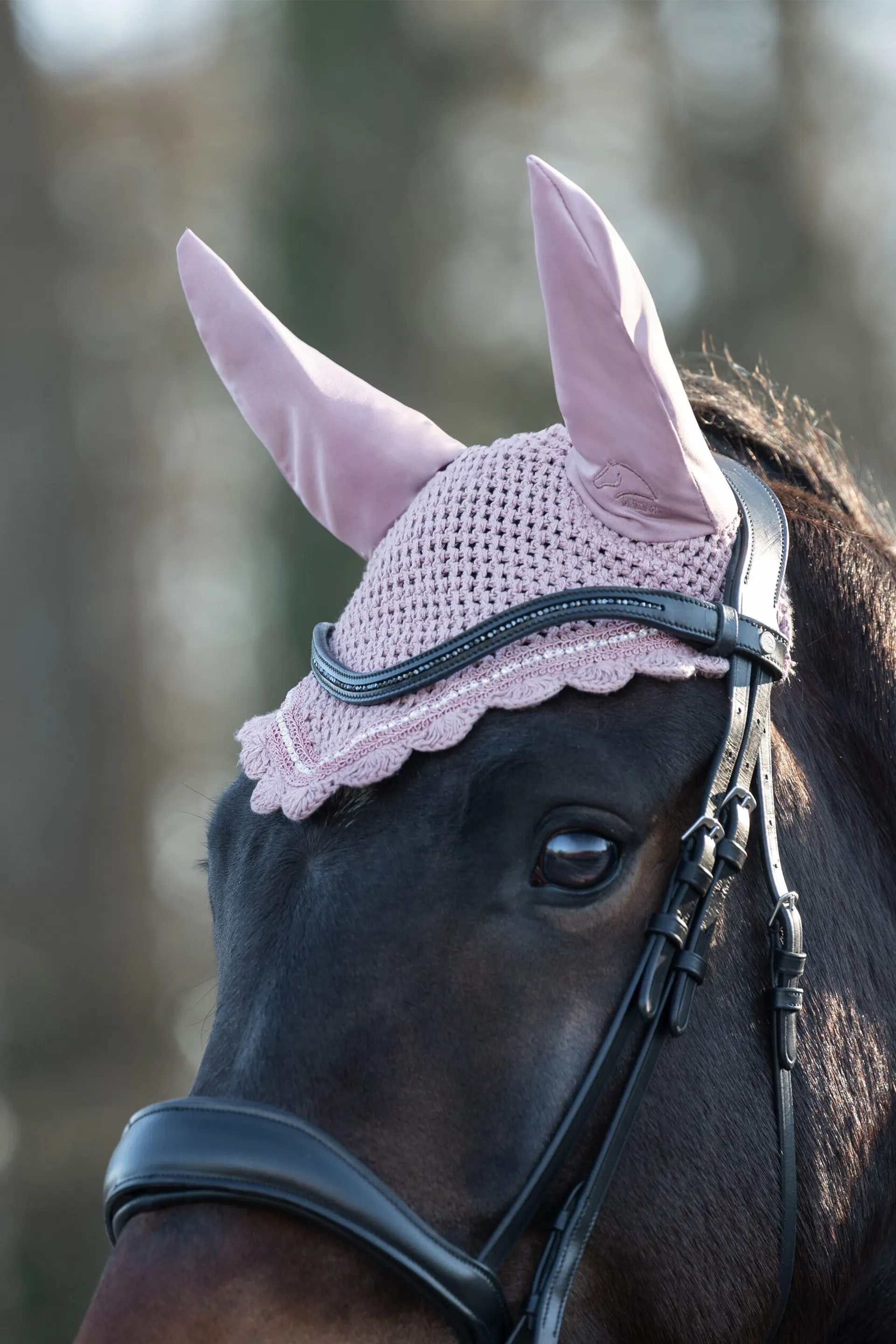 HKM Elisa Ear Bonnet in Mauve