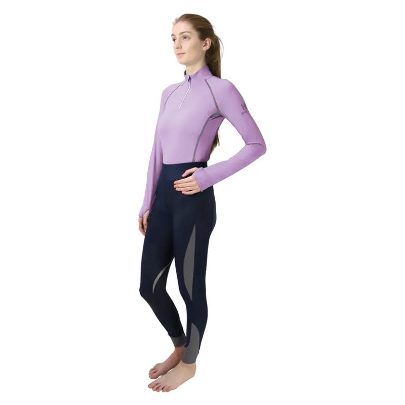Hy Equestrian Sport Active Base Layer in Blooming Lilac